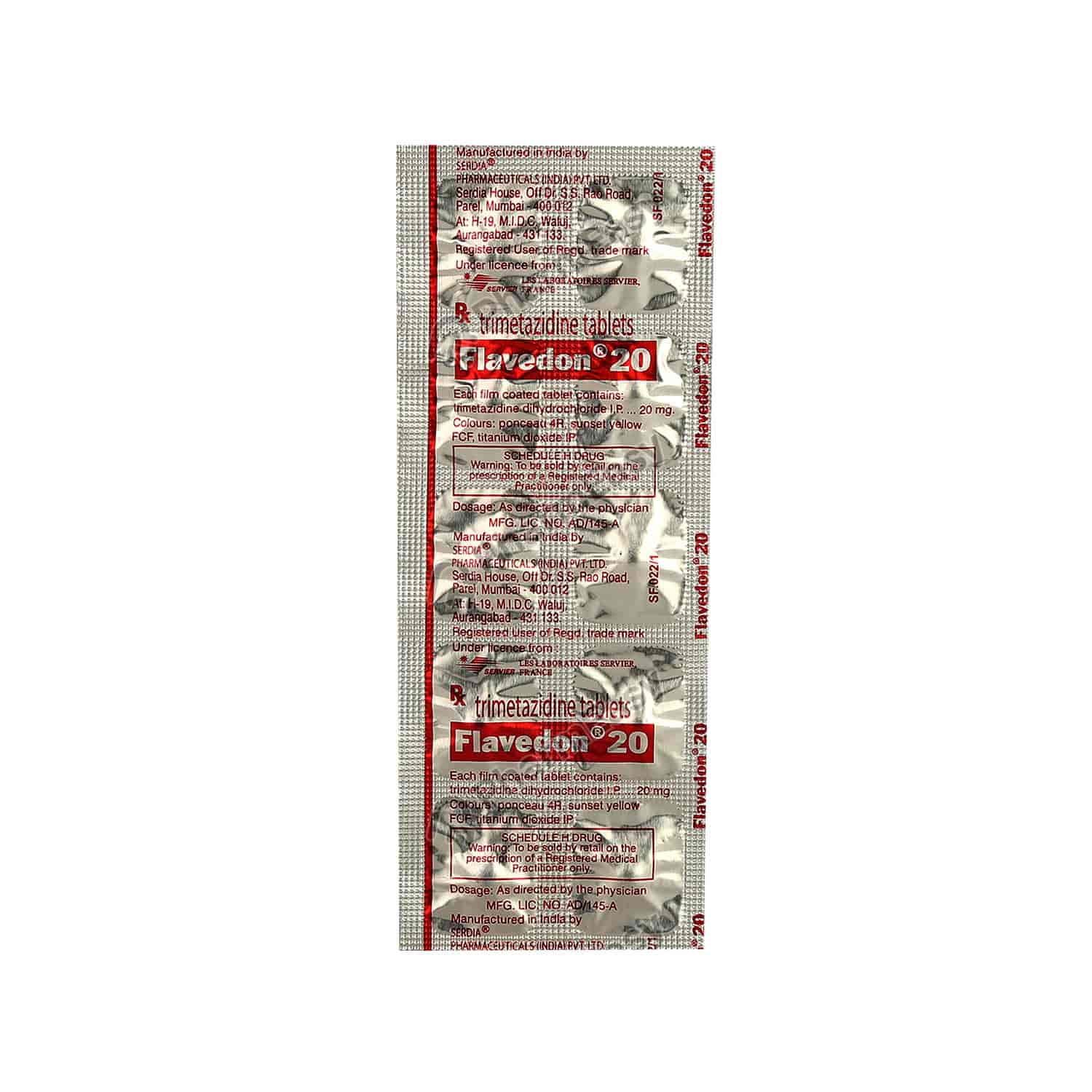 Buy Flavedon 20mg Tablet Online at Flat 18% OFF* | PharmEasy