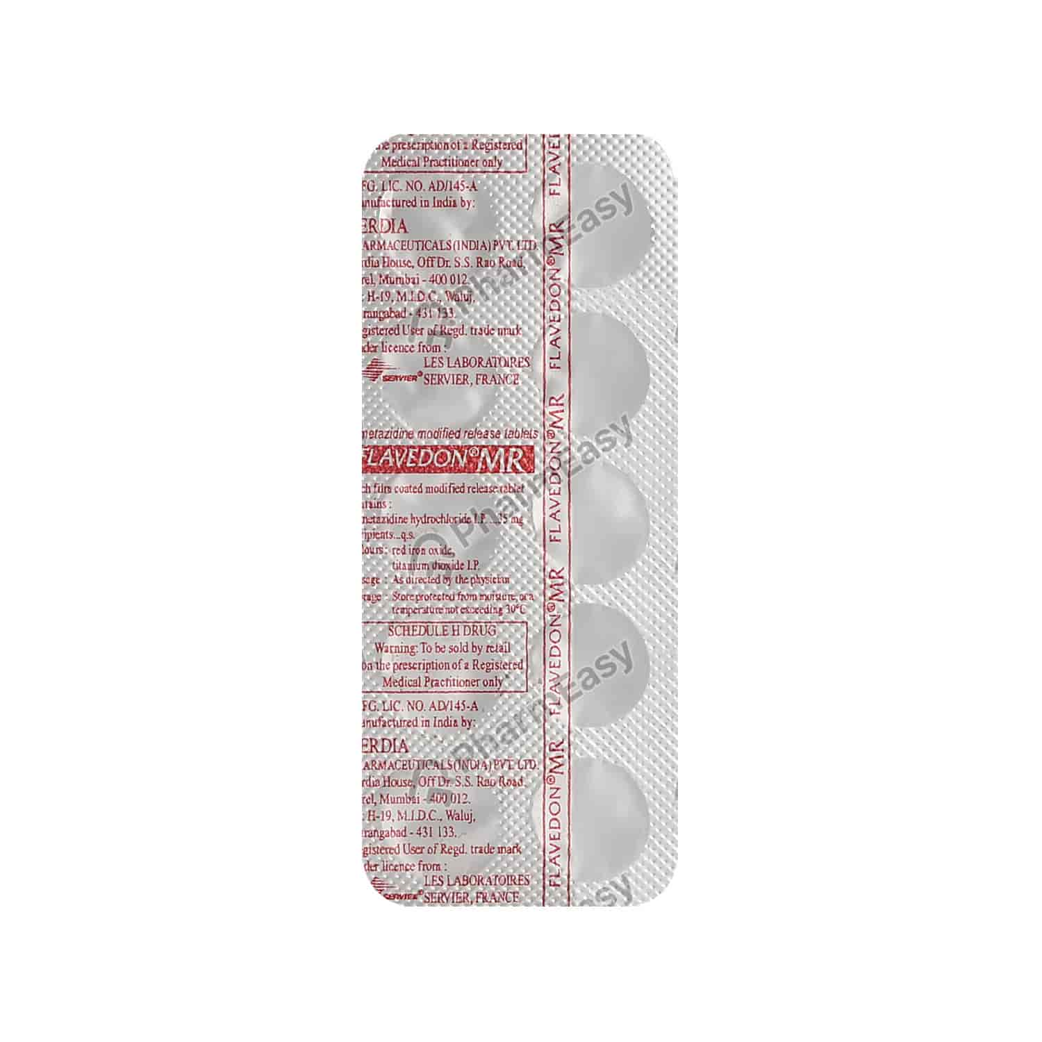 Buy Flavedon Mr 35mg Strip Of 10 Tablets Online at flat 15% off | PharmEasy