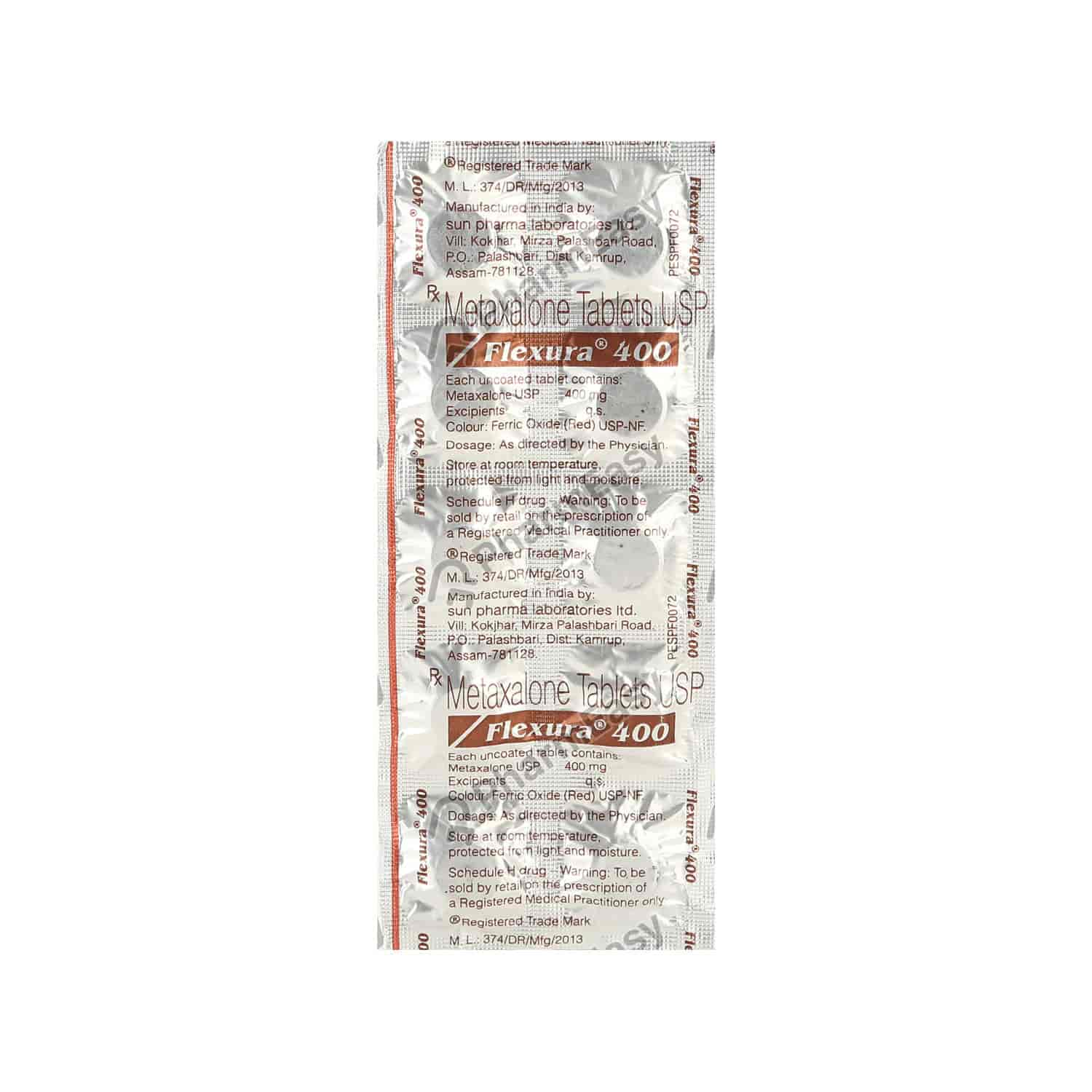 Buy Flexura 400mg Tablet Online at flat 15% off | PharmEasy
