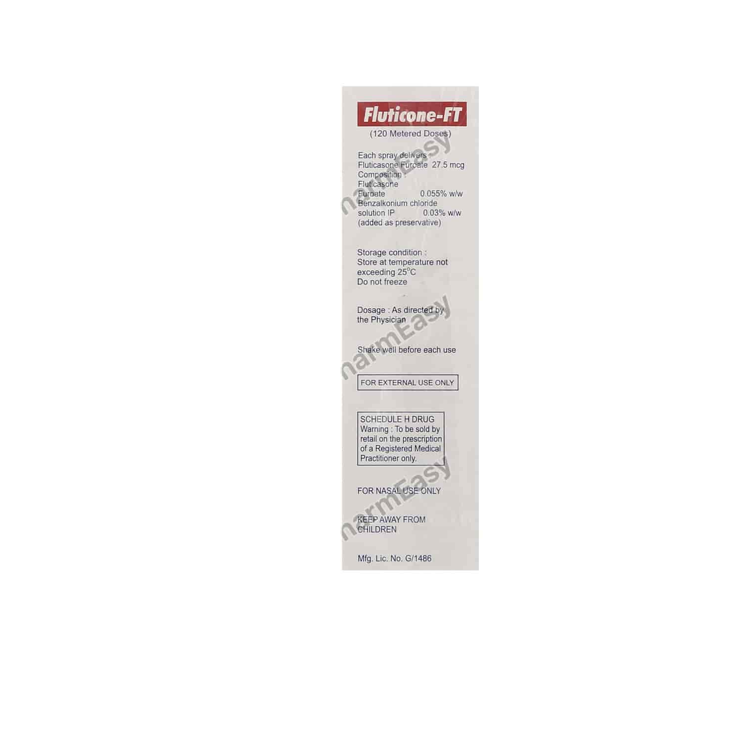 Buy Fluticone Ft 120md Bottle Of 6gm Nasal Spray Online at Flat 18% OFF ...