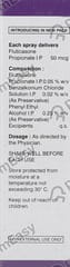 Flutiflo 50 MCG Nasal Spray (10): Uses, Side Effects, Price & Dosage ...