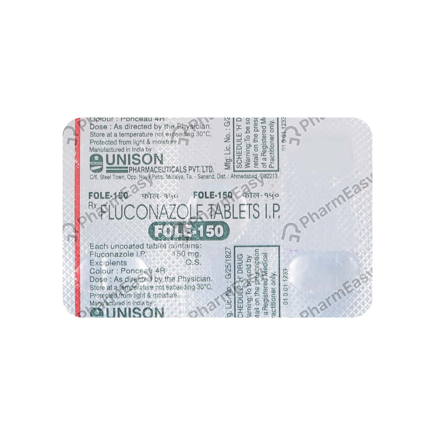 Fole 150 MG Tablet (1) - Uses, Side Effects, Dosage, Composition ...