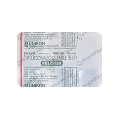 Fole 150 MG Tablet (1) - Uses, Side Effects, Dosage, Composition ...