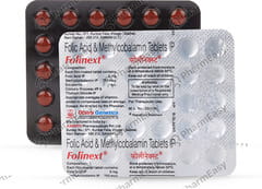 Folinext Strip Of 30 Tablets: Uses, Side Effects, Price & Dosage ...