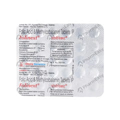 Buy Folinext Strip Of 30 Tablets Online at Flat 18% OFF* | PharmEasy