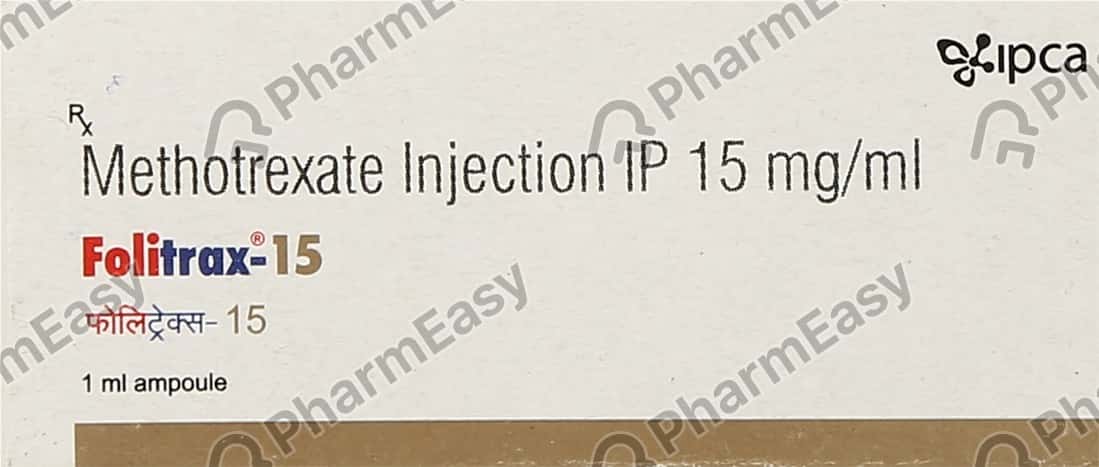 Folitrax 15 MG Injection (1): Uses, Side Effects, Price & Dosage ...
