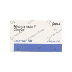 Folitrax 50 MG Injection (2) - Uses, Side Effects, Dosage, Composition ...