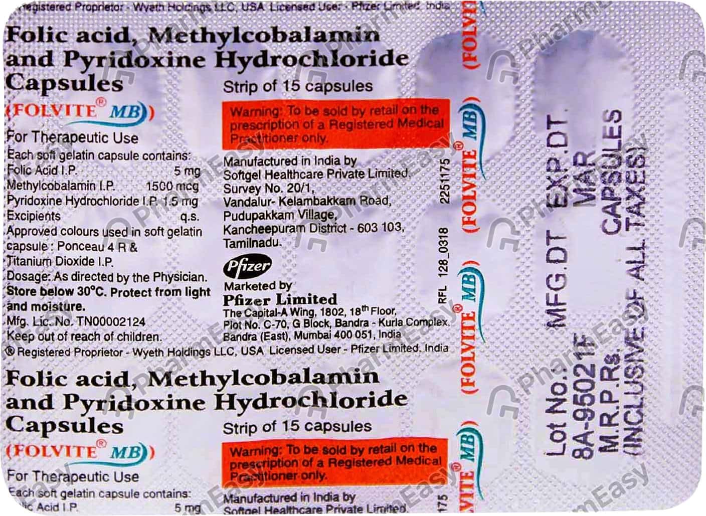 Folvite Mb Sofgels: Uses, Side Effects, Price & Dosage | PharmEasy