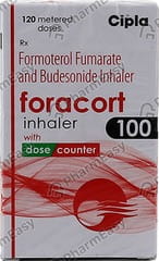 Foracort 100mcg Box Of 120md Metered Dose Inhaler: Uses, Side Effects ...