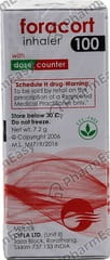 Foracort 100mcg Box Of 120md Metered Dose Inhaler: Uses, Side Effects ...