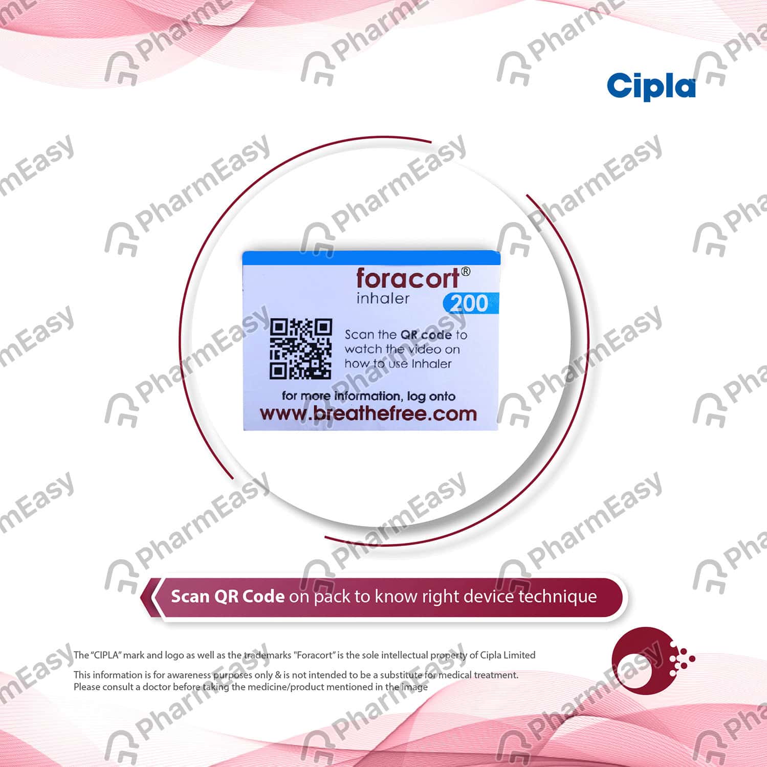 Foracort 6/200mcg Box Of 120md Metered Dose Inhaler: Uses, Side Effects ...