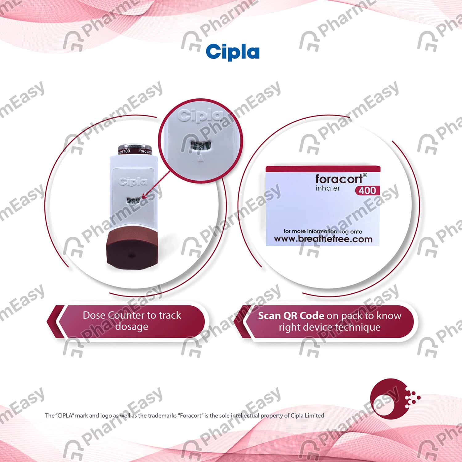 Foracort 400mcg Box Of 120md Metered Dose Inhaler: Uses, Side Effects ...