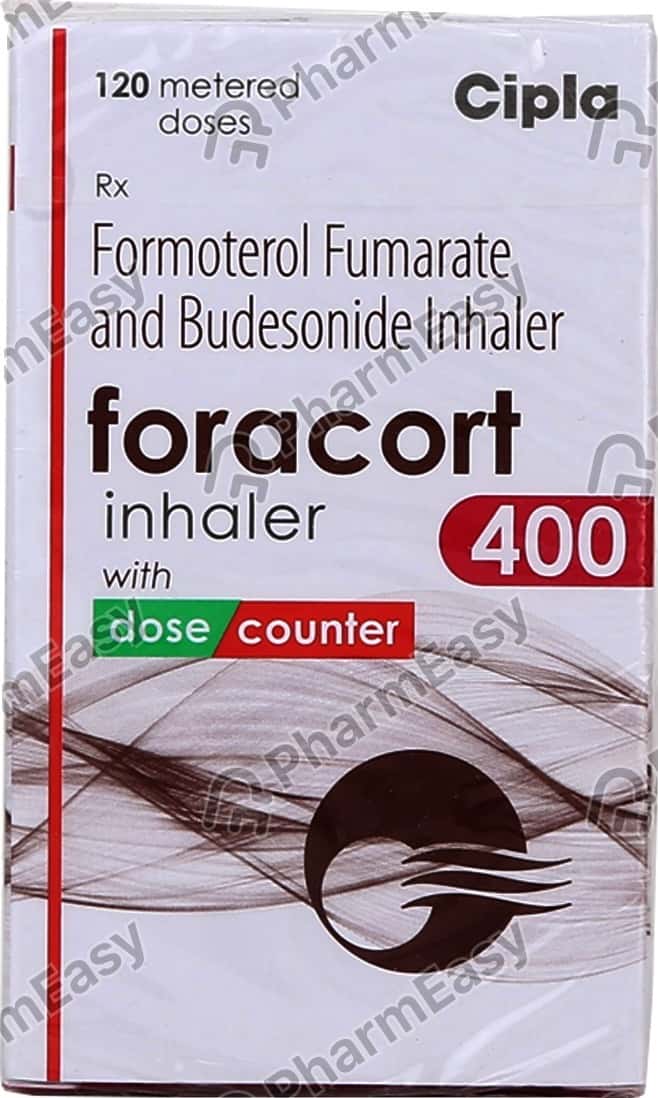 Foracort 400mcg Box Of 120md Metered Dose Inhaler: Uses, Side Effects ...