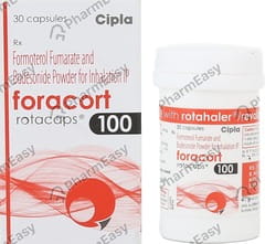 Foracort 100mcg Box Of 30 Rotacaps: Uses, Side Effects, Price & Dosage ...