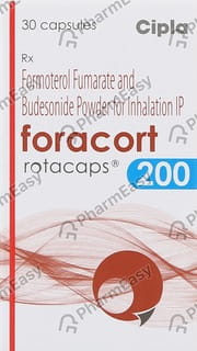 Foracort 200mcg Box Of 30 Rotacaps: Uses, Side Effects, Price & Dosage ...