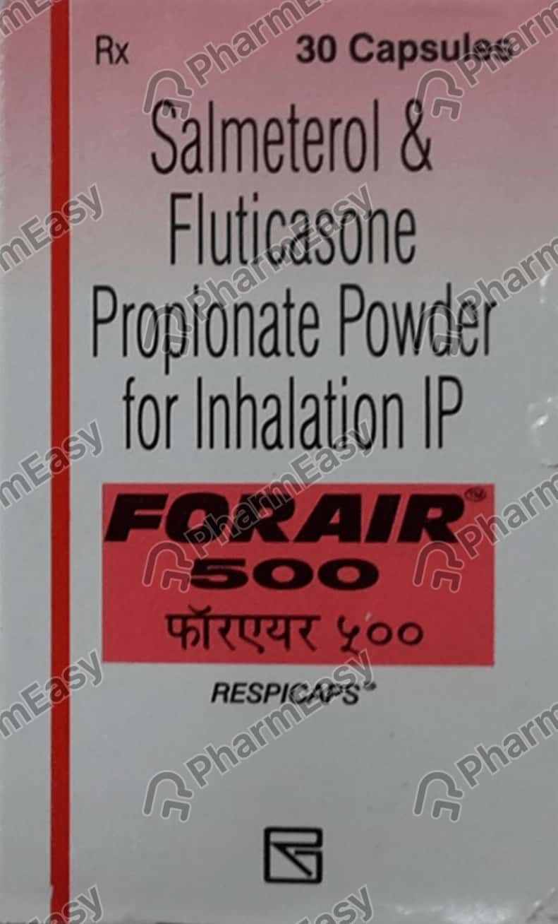 Forair 500mg Respicaps: Uses, Side Effects, Price & Dosage | PharmEasy