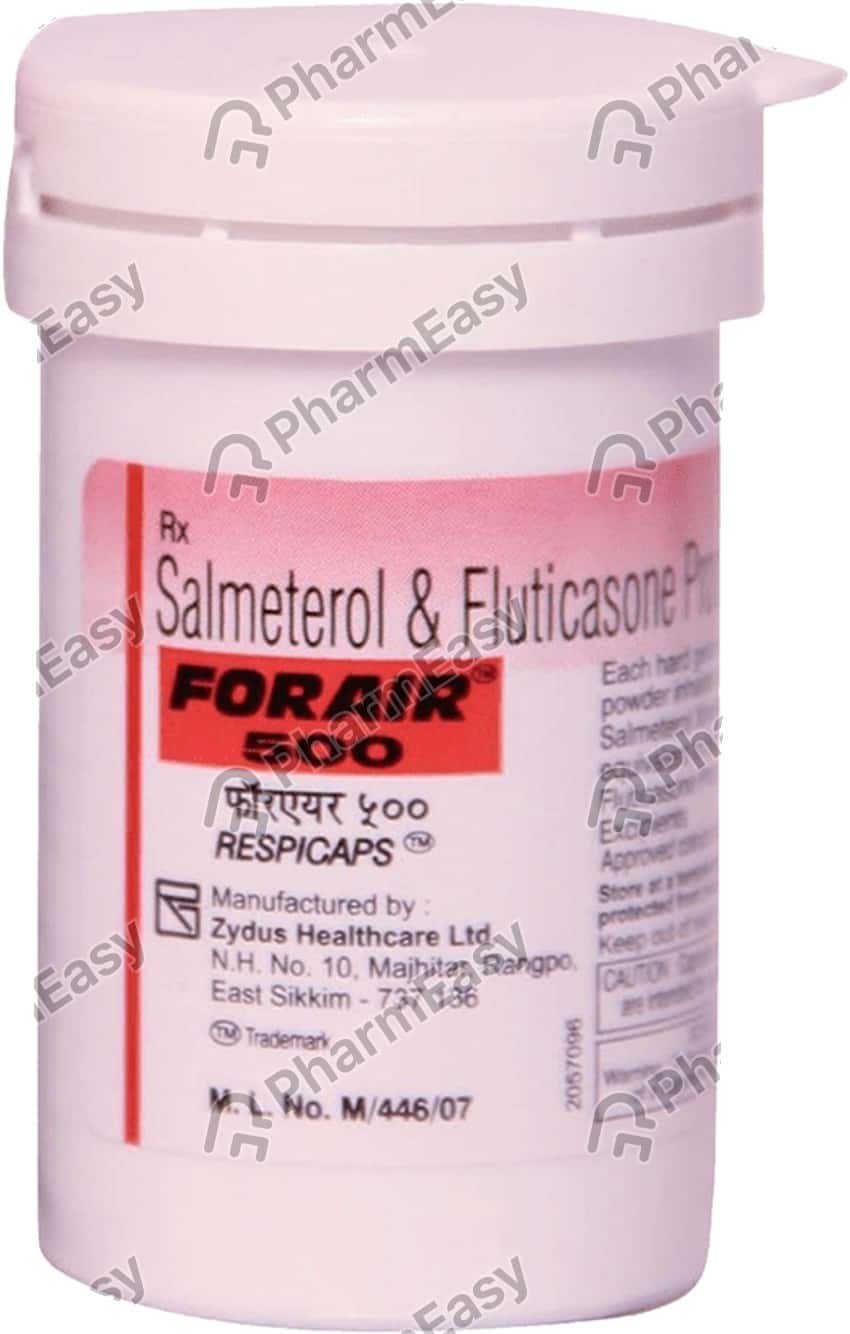 Forair 500mg Respicaps: Uses, Side Effects, Price & Dosage | PharmEasy