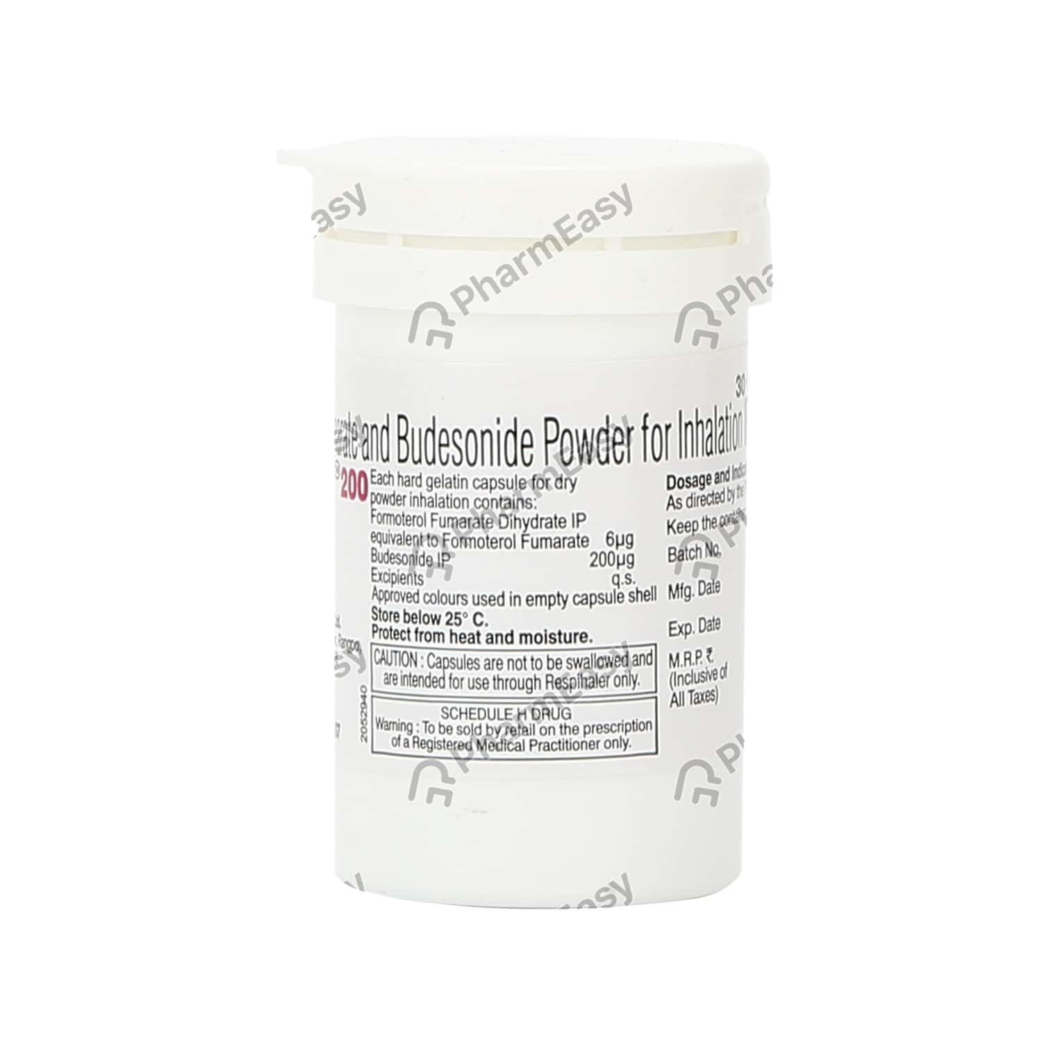 Formonide 200mcg Respicaps Bottle Of 30 Capsules - Uses, Side Effects ...