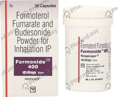 Formonide 400mcg Respicaps Bottle Of 30 Inhalation Capsules: Uses, Side ...