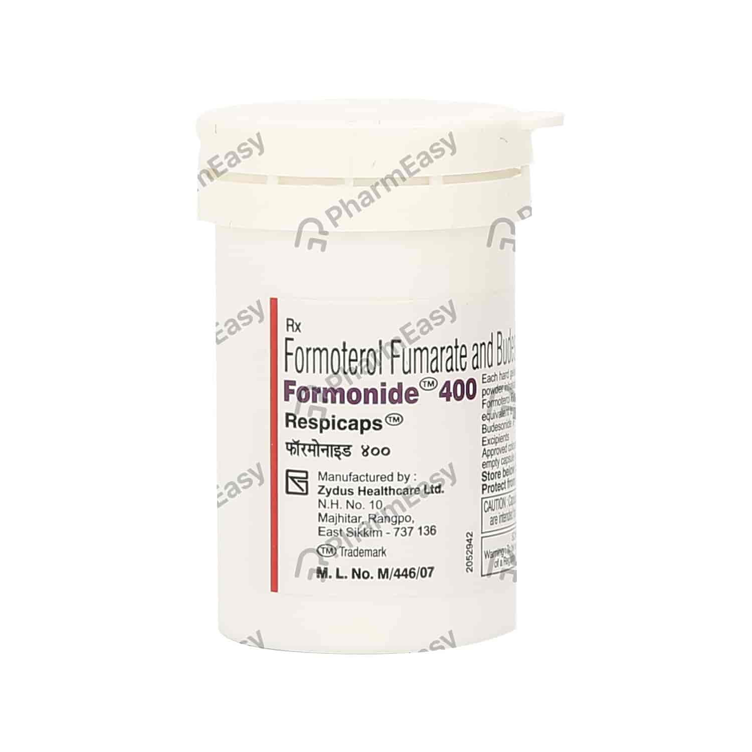 Buy Formonide 400mg Bottle Of 30 Respicaps Online at Flat 18% OFF ...