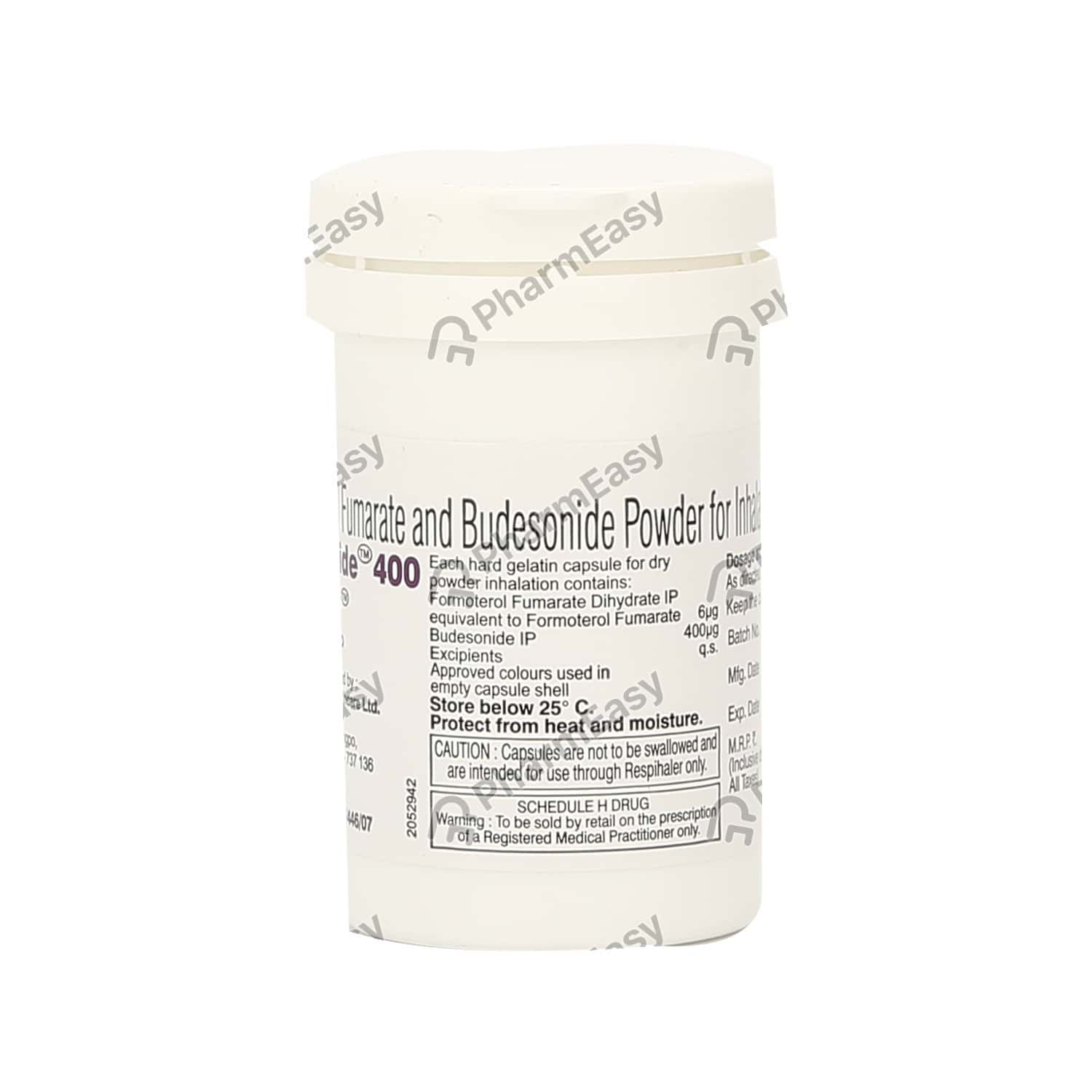 Formonide 400mg Bottle Of 30 Respicaps - Uses, Side Effects, Dosage ...