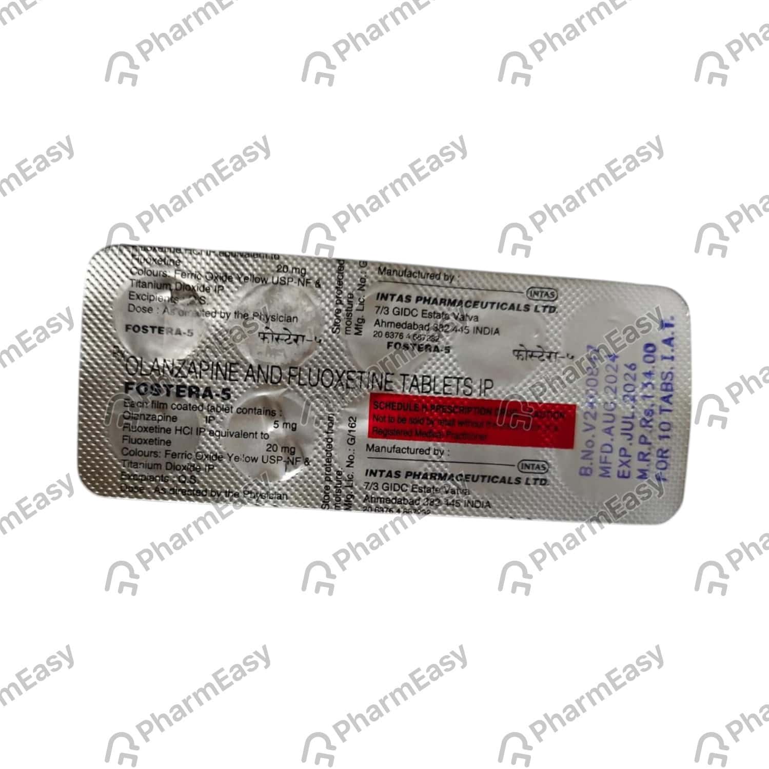 Fostera 5mg Strip Of 10 Tablets: Uses, Side Effects, Price & Dosage ...