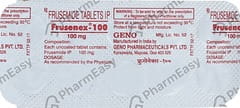 Frusenex 100 MG Tablet (10): Uses, Side Effects, Price & Dosage | PharmEasy