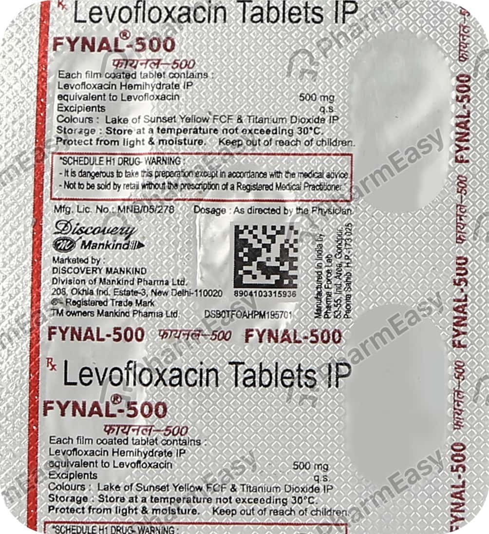 Fynal 500 MG Tablet (5): Uses, Side Effects, Price & Dosage | PharmEasy