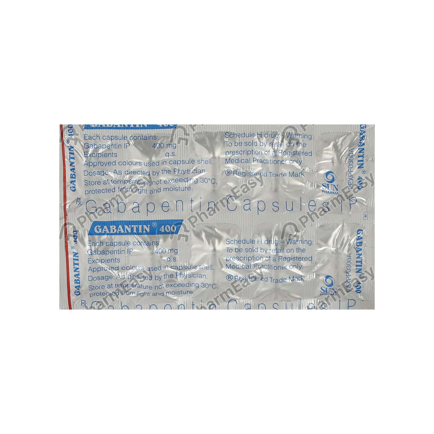 Gabantin 400 MG Capsule (10) - Uses, Side Effects, Dosage, Composition ...