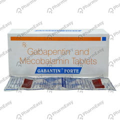 Gabantin Forte Strip Of 10 Tablets: Uses, Side Effects, Price & Dosage ...