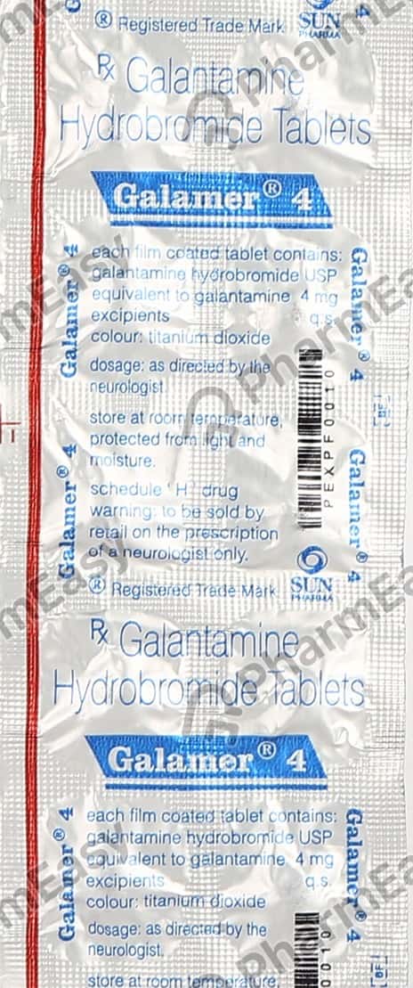 Buy Galamer 4 MG Tablet (10) Online & Save Up to 24% at PharmEasy