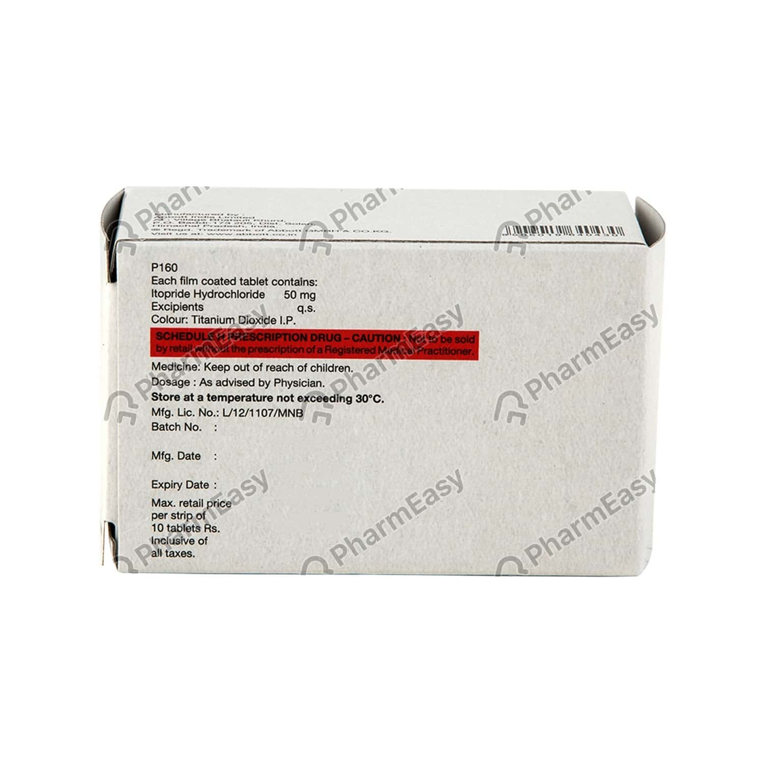 Ganaton 50 MG Tablet (10) - Uses, Side Effects, Dosage, Composition ...