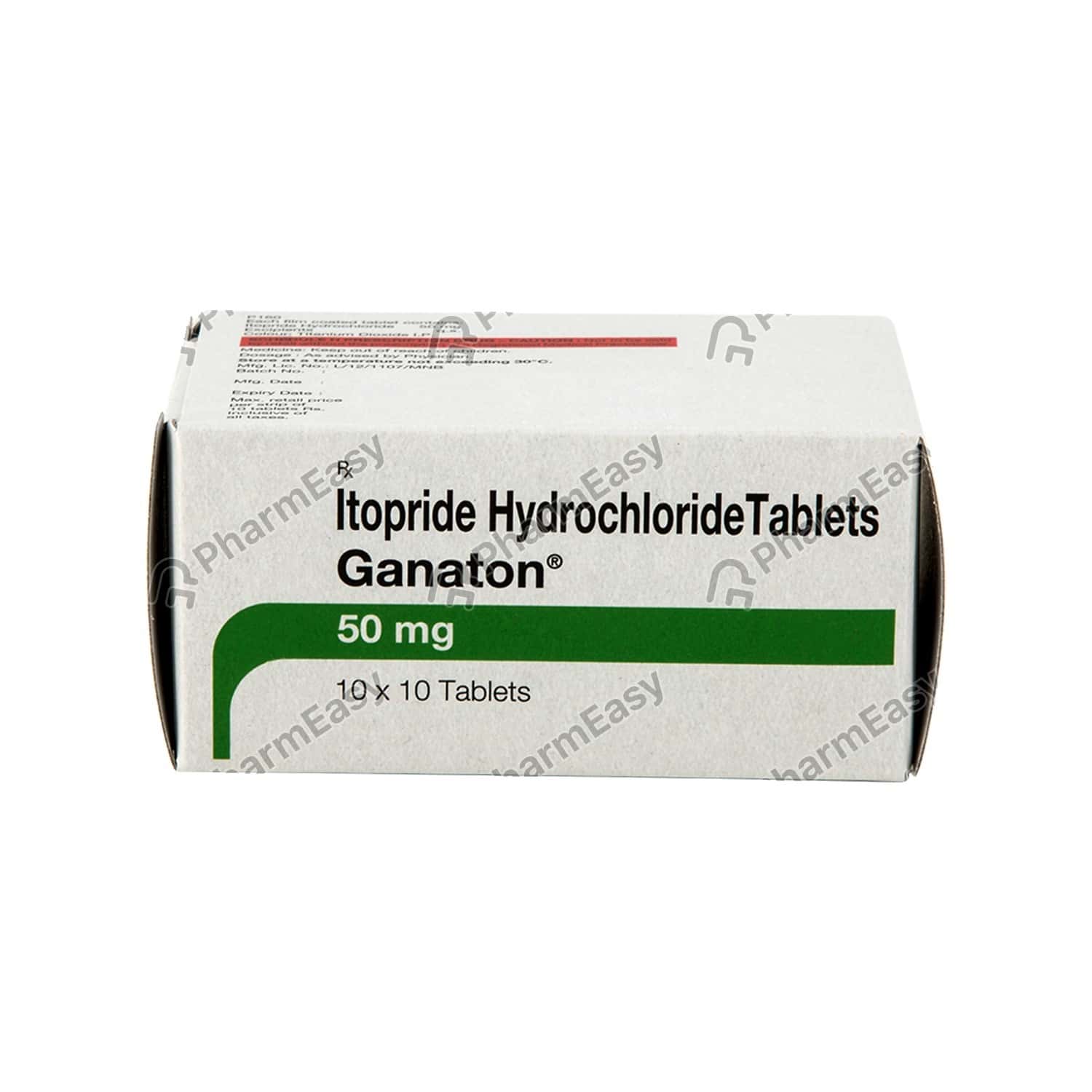 Ganaton 50 MG Tablet (10) - Uses, Side Effects, Dosage, Composition ...