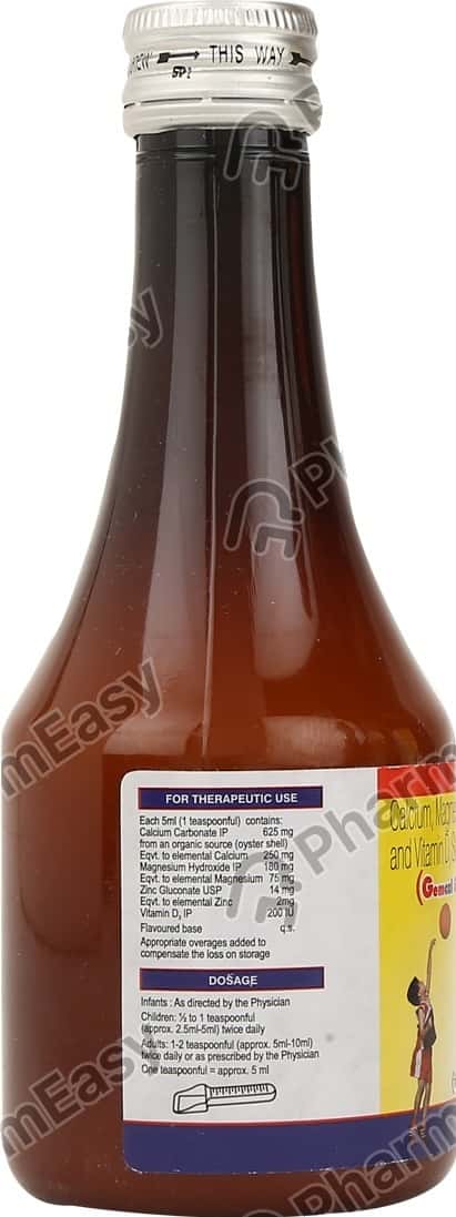 Buy Gemcal Gro Suspension 200ml Online at Flat 15% OFF | PharmEasy