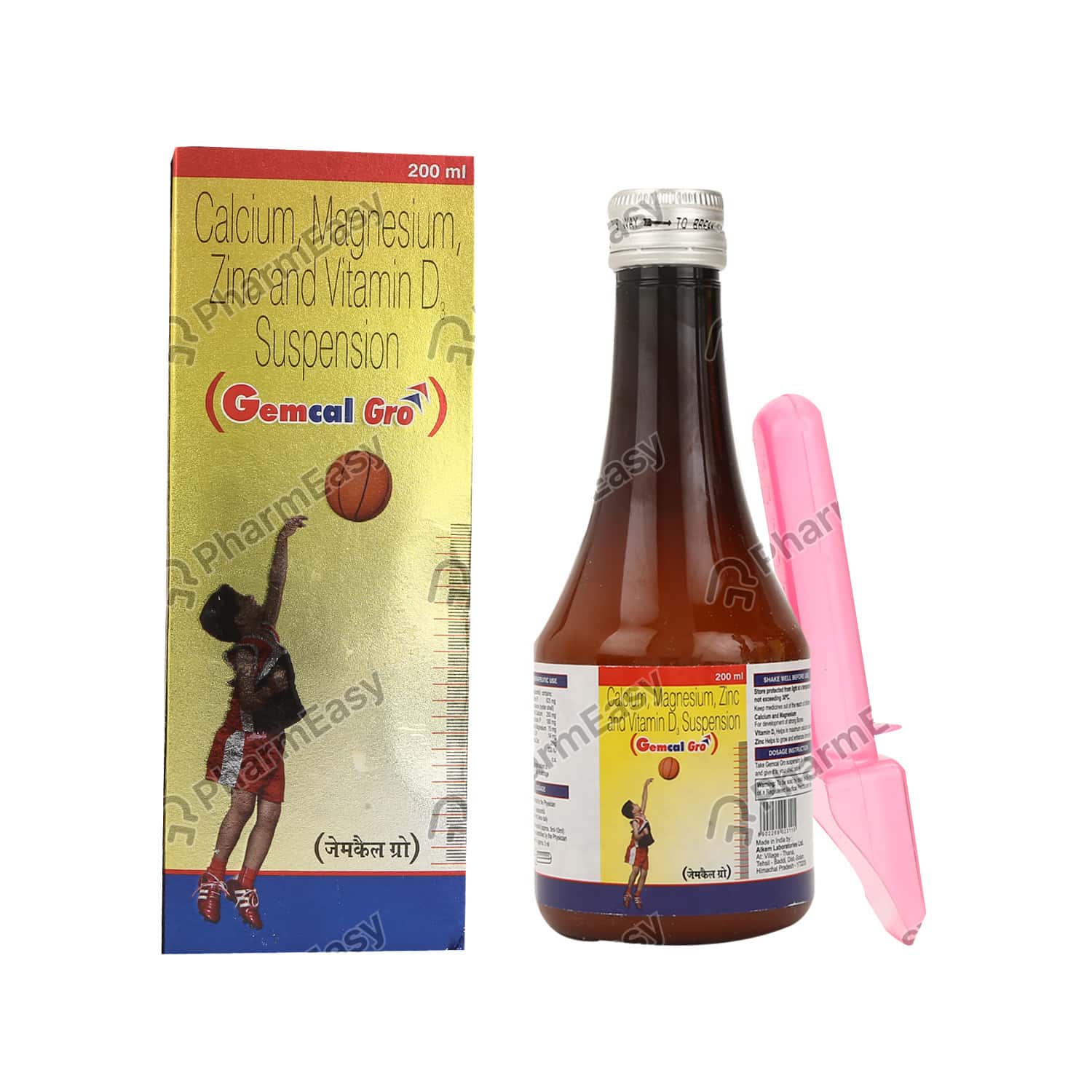 Buy Gemcal Gro Suspension 200ml Online at Flat 18% OFF* | PharmEasy