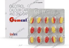 Gemcal Capsule: Uses, Side-effects, Price, Dosage & More Info - PharmEasy