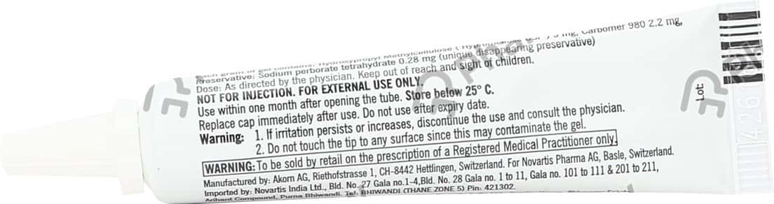 Genteal 3 MG Eye Gel (10): Uses, Side Effects, Price & Dosage | PharmEasy
