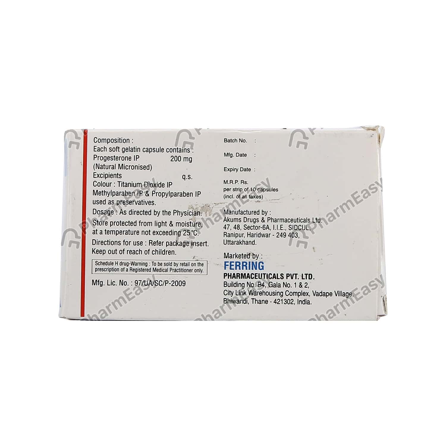 Gestone 200 MG Oral/Vaginal/Rectal Capsule (10) - Uses, Side Effects ...