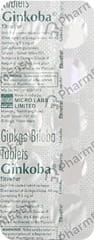 Ginkoba 40 MG Tablet (10): Uses, Side Effects, Price & Dosage | PharmEasy