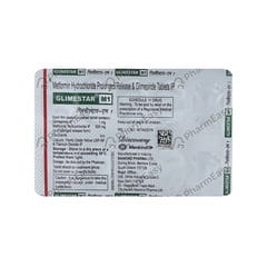 Glimestar M 1mg Strip Of 10 Tablets - Uses, Side Effects, Dosage ...