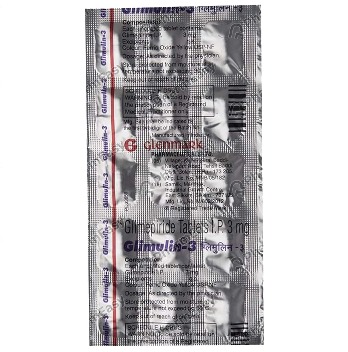 Glimulin 3 MG Tablet (10): Uses, Side Effects, Price & Dosage | PharmEasy