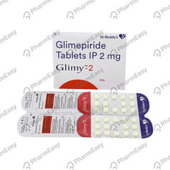 Glimy 2 MG Tablet (15): Uses, Side Effects, Price & Dosage | PharmEasy
