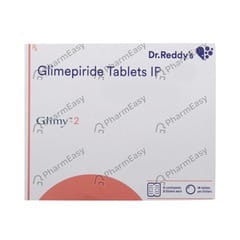Buy Glimy 2 MG Tablet (10) Online at Flat 18% OFF* | PharmEasy