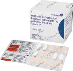 Glimy M2 Strip Of 15 Tablets: Uses, Side Effects, Price & Dosage ...