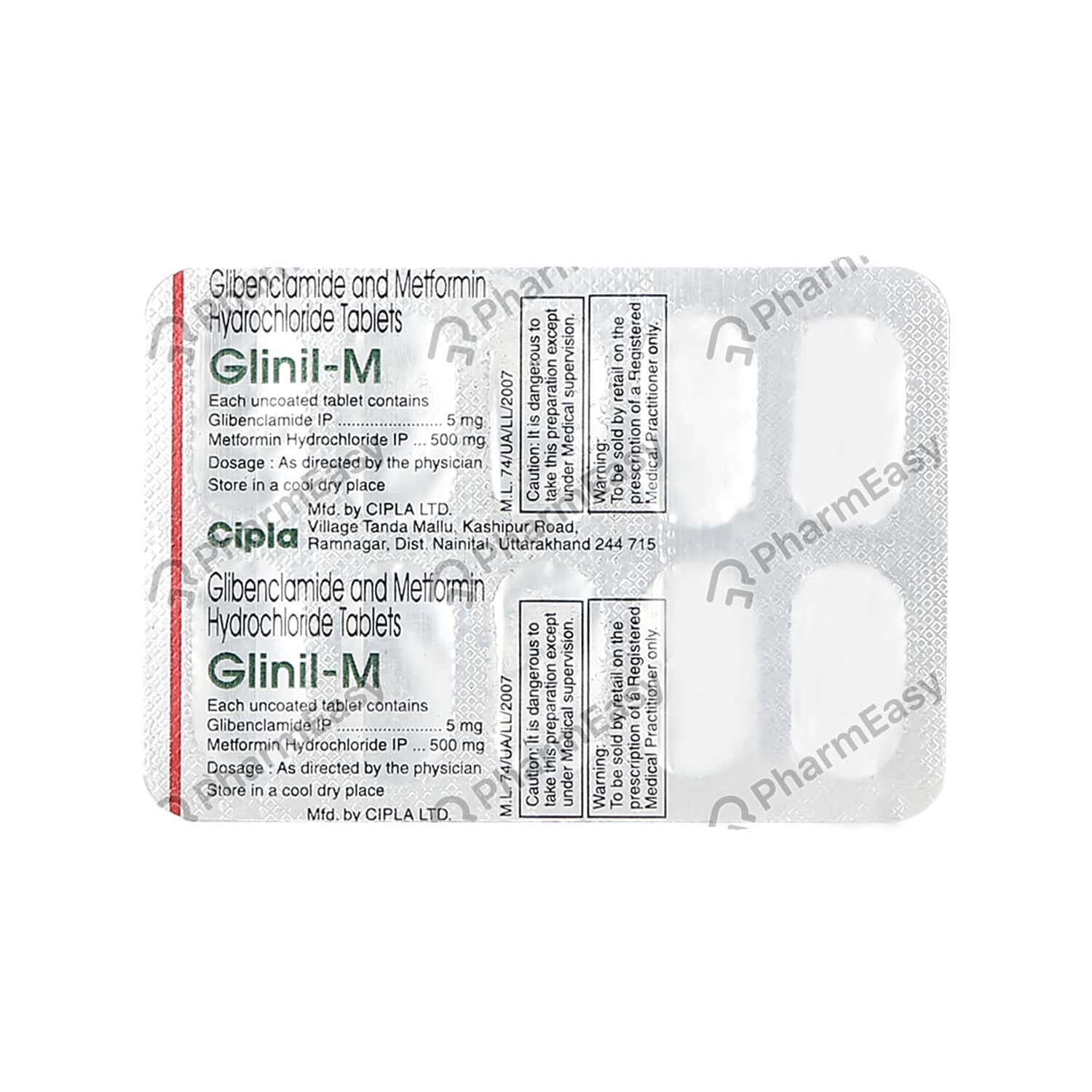 Glinil M Tablet - Uses, Side Effects, Dosage, Composition & Price ...