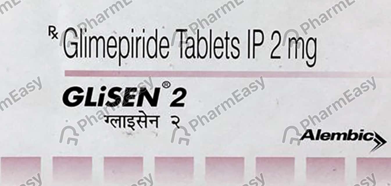 Glisen 2 MG Tablet (10): Uses, Side Effects, Price & Dosage | PharmEasy
