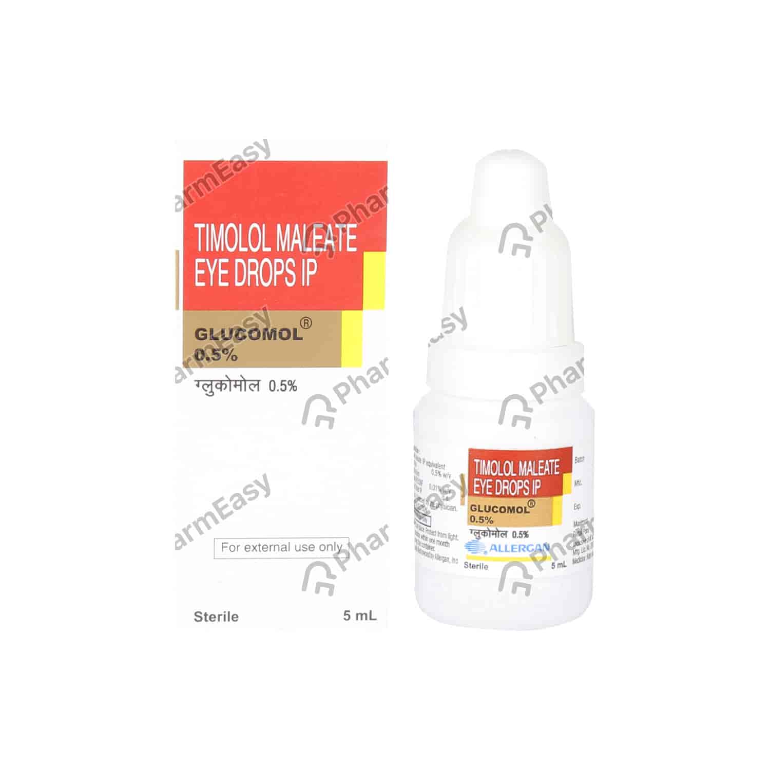 Buy Glucomol 0.5% Eye Drops 5ml Online at Flat 18% OFF* | PharmEasy