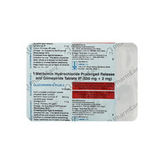 Gluconorm G Plus 2mg Tablet 10'S - Uses, Side Effects, Dosage ...