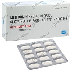 Glycomet-1 GM Tablet: Uses, Side-effects, Price, Dosage & More Info ...