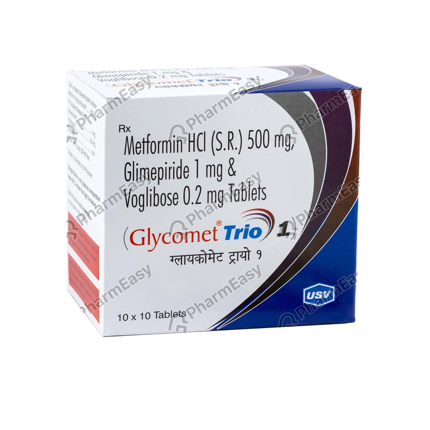 Buy Glycomet Trio 1mg Tablet Online at Flat 18% OFF* | PharmEasy